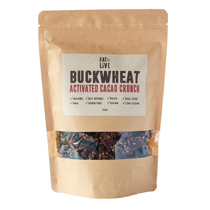 Buckwheat Cacao Crunch Muesli (Organic, Activated, Gluten & Grain Free